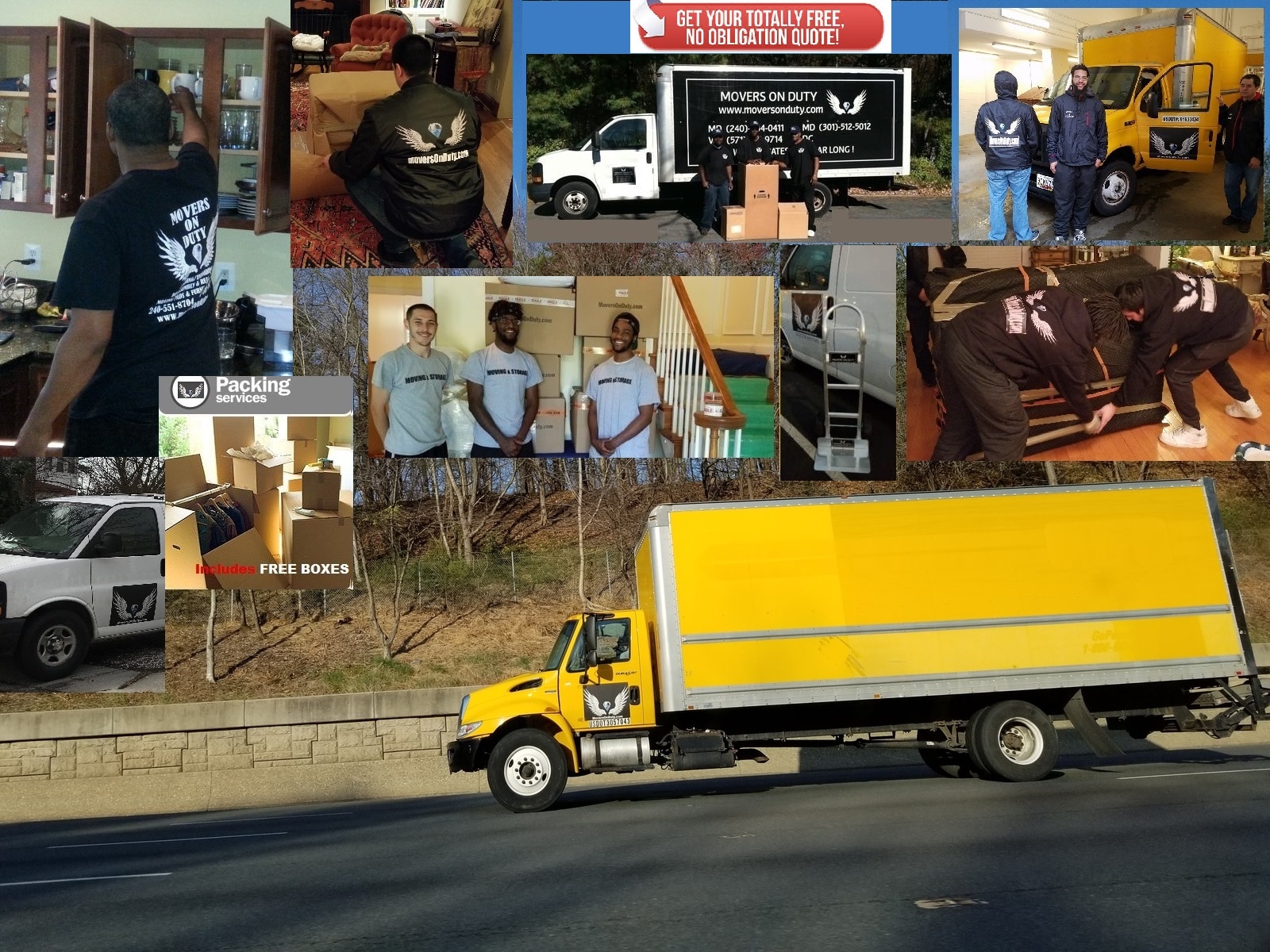 Movers On Duty - Local moves or Long distance moving - Packing service