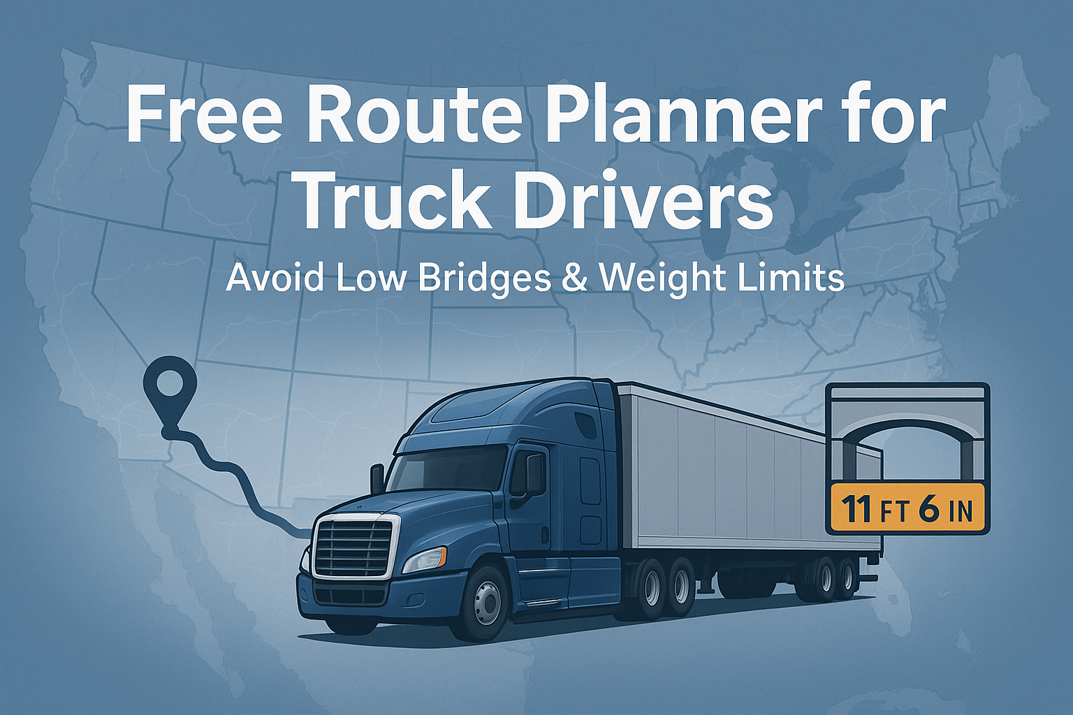 Free Truck Route Planner for Professional Drivers