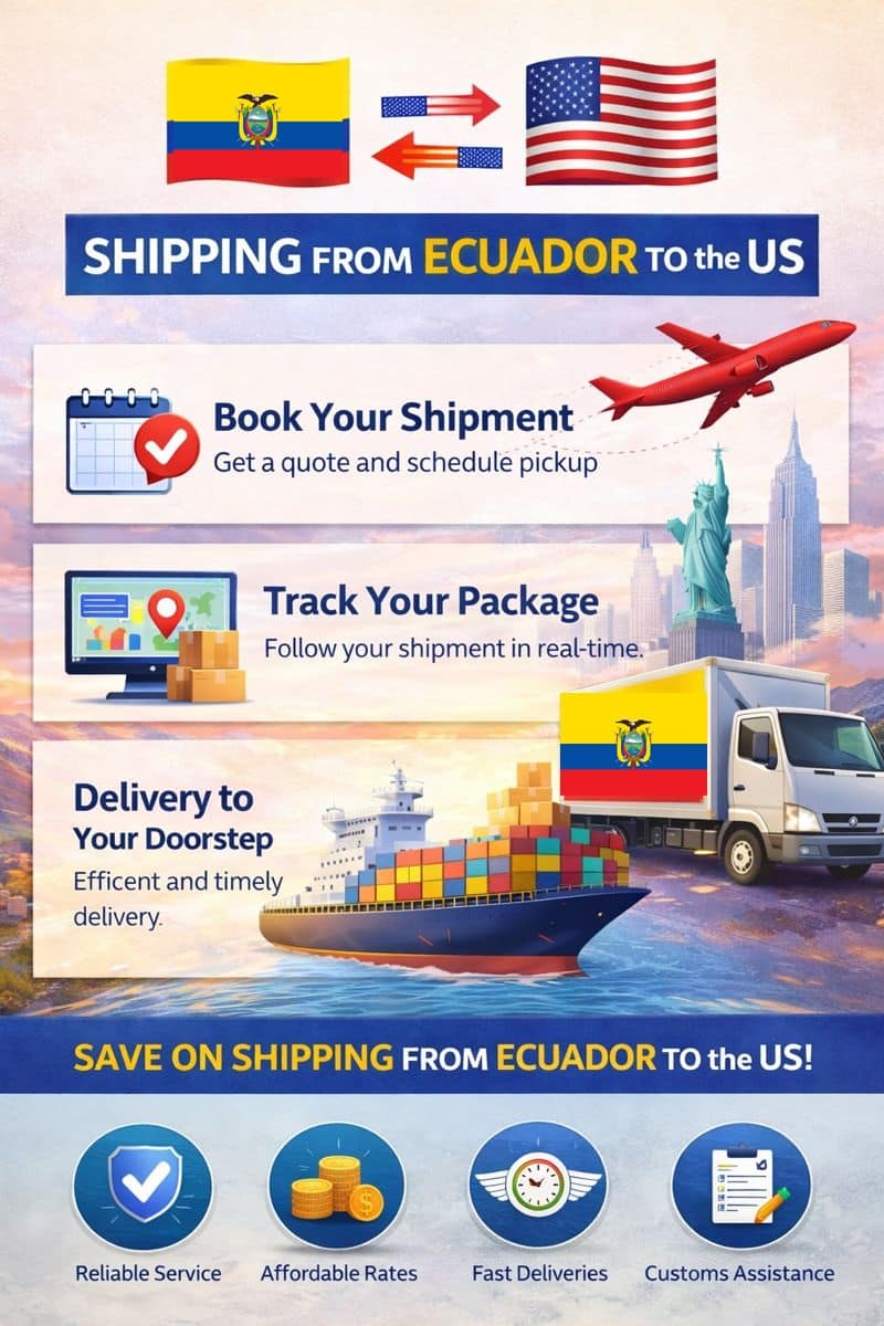 Shipping from Ecuador to USA - How to ship from Ecuador to USA?